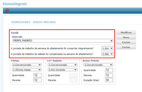 Homolognet - Dados Iniciais – Suíte Gen.te nuvem